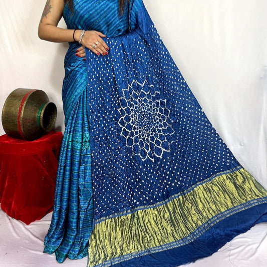 Bandhani (Bandhej) from Gujarat – Phulari